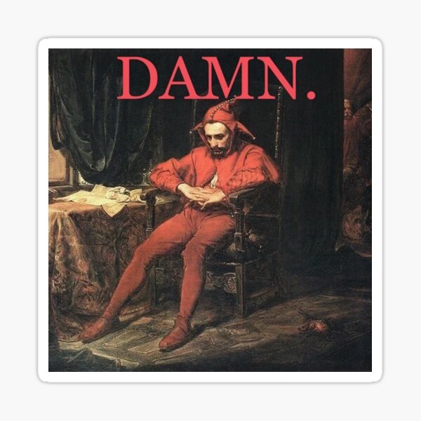 "Damn Devil Poster" Sticker by parnellwagner | Redbubble