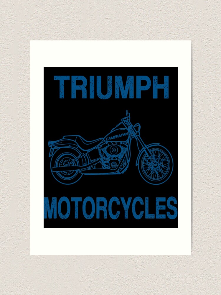 "Bob Dylan Motorcycle T 61 Revisited,triump motorcycles " Art Print for ...