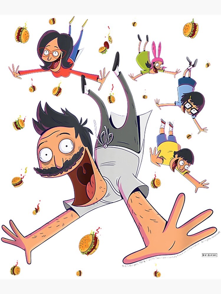 "Comic Art Family Falling " Poster for Sale by DesignsbyKays | Redbubble