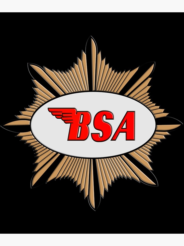 "BSA Motorcycles Logo " Poster for Sale by LegendVintages | Redbubble