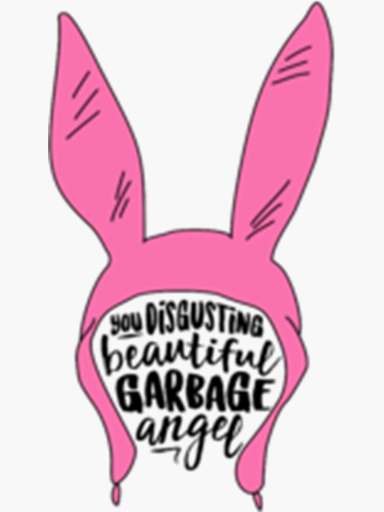 "Disgusting Beautiful Garbage Angel Premium " Sticker for Sale by ...