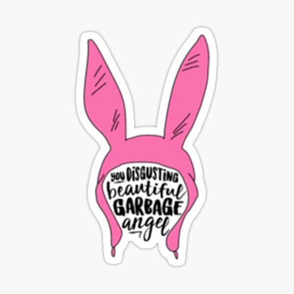 "Disgusting Beautiful Garbage Angel Premium " Sticker for Sale by ...