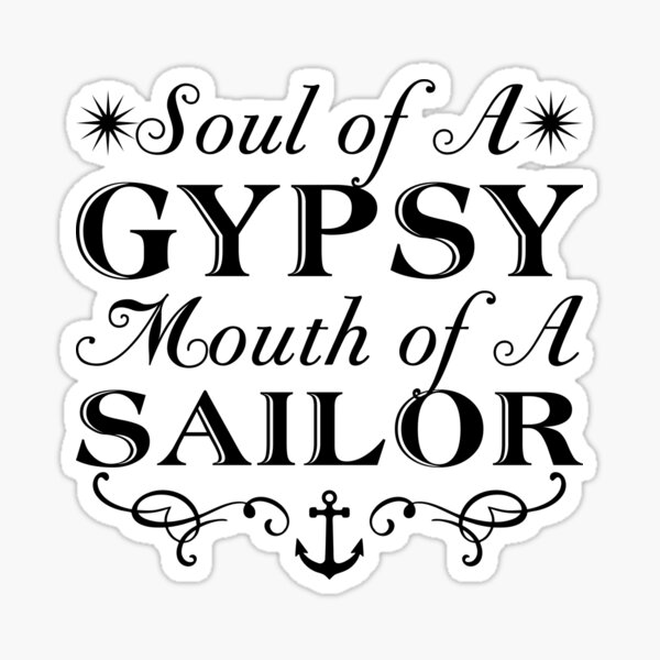 "Gypsy" Sticker by TopBaseline | Redbubble
