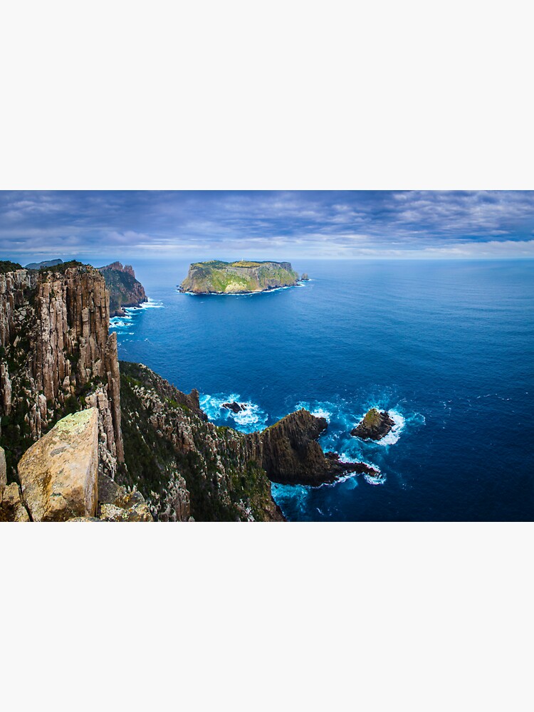 "Tasman Island, Three Capes" Sticker for Sale by darylfrakes | Redbubble
