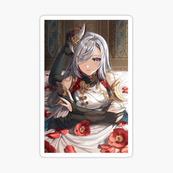 "Shenhe Cute Genshin Impact" Sticker by sasquachnime | Redbubble