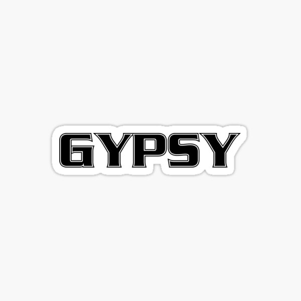 "Gypsy" Sticker for Sale by TopBaseline | Redbubble