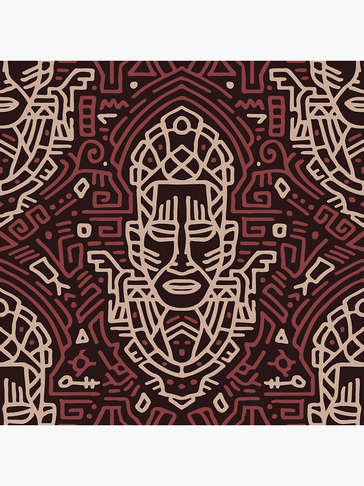 "African Tribal Pattern - African Heritage " Sticker for Sale by ...