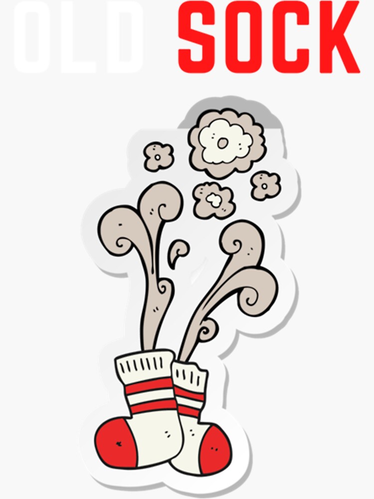 "Old sock " Sticker for Sale by McGeeMathis63 | Redbubble
