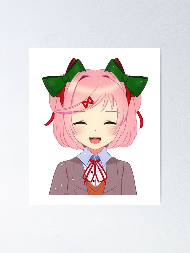 "süßer ddlc natsuki schnitt" Poster von Moonquariuss | Redbubble