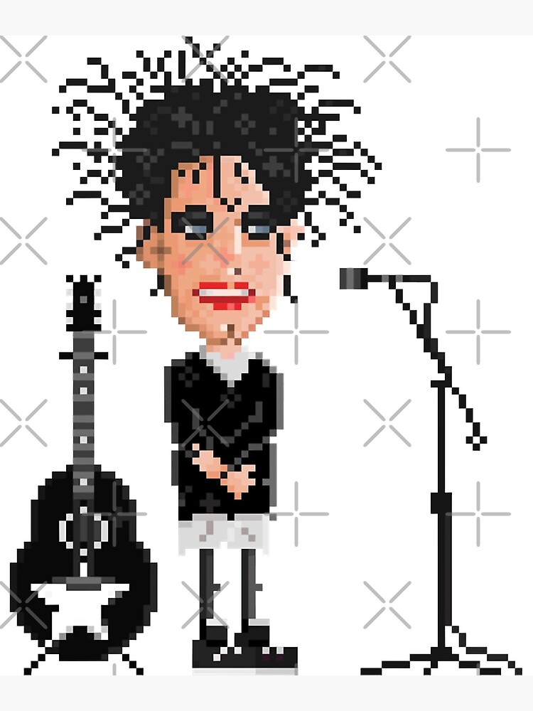 Póster «Mis personas favoritas Robert Smith Pixelart Regalos para ...