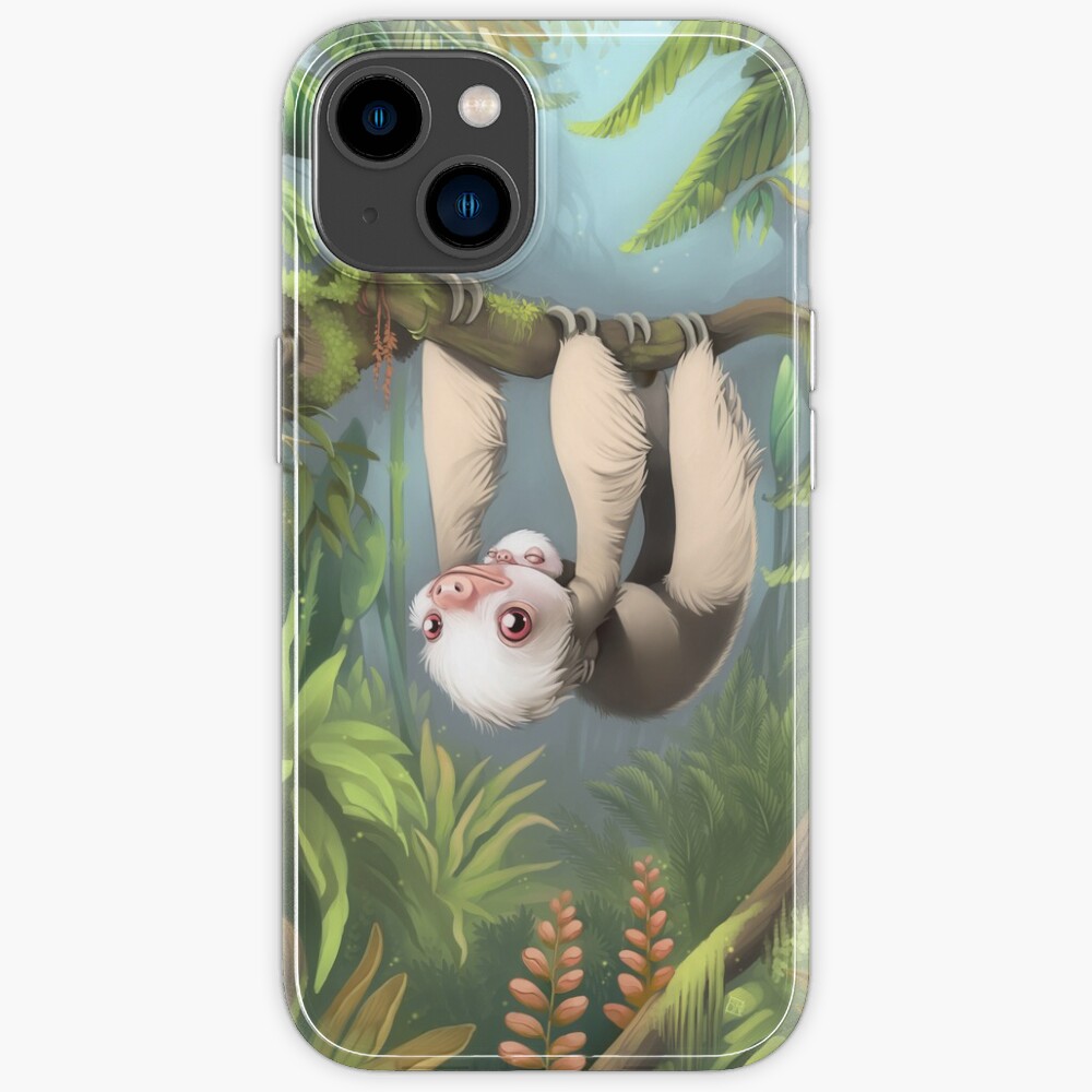 "Sloth with Baby" iPhone Case for Sale by sammylewis | Redbubble