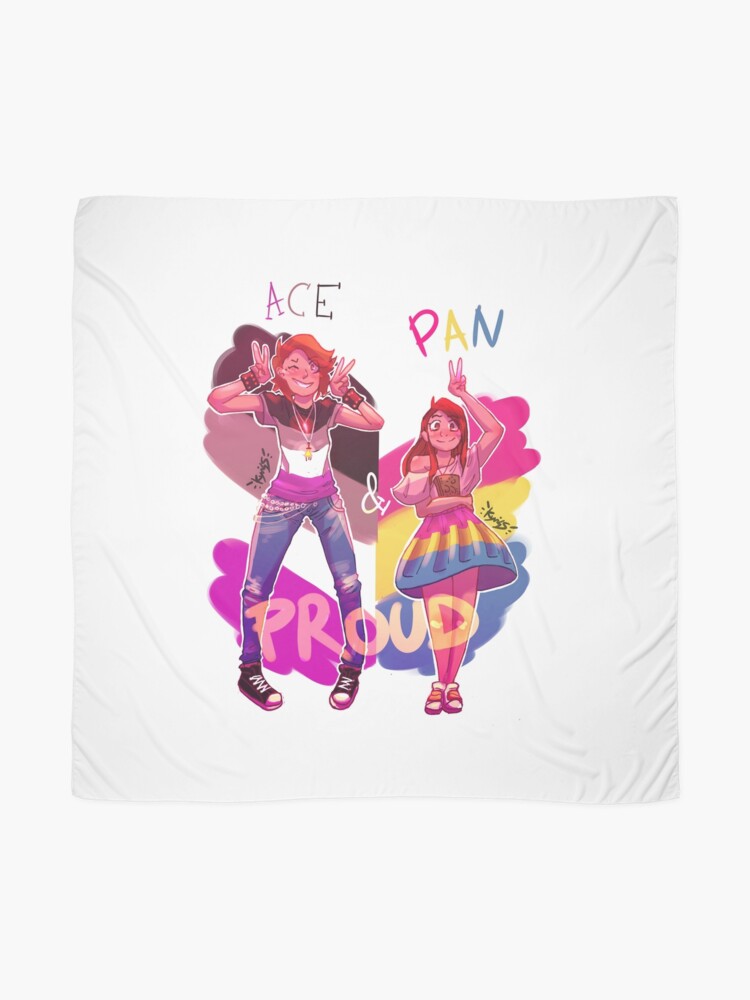 "Ace/Pan & Proud" Scarf for Sale by Kyri45 | Redbubble
