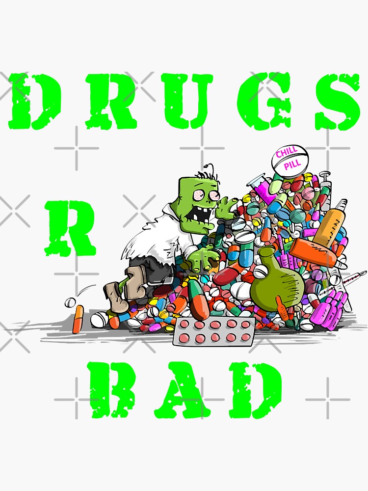 "Funniest Drugs R Bad Bloodshot Eyes Climbing A Pile Of Drugs Idol ...