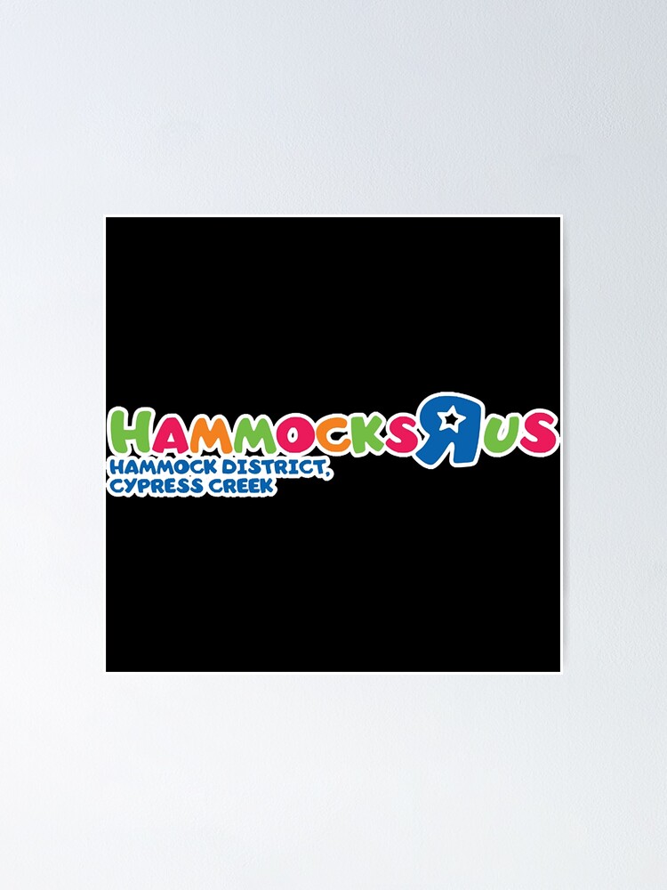 "Hammocks R Us Logo inspired by Hank Scorpio" Poster for Sale by ...