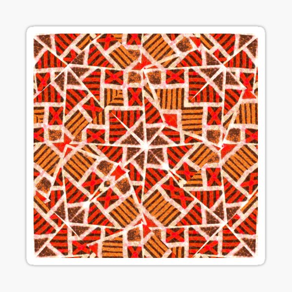 "African Tribal Pattern - African Heritage " Sticker for Sale by ...