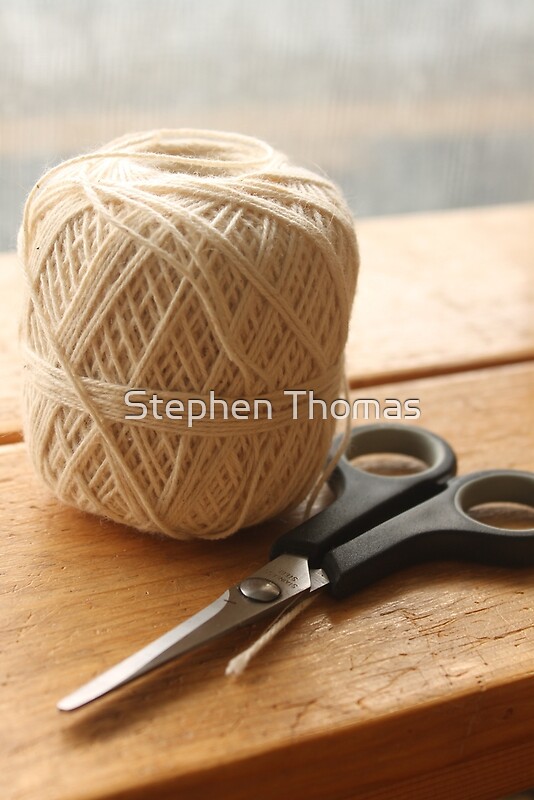 "String & Scissors " by Stephen Thomas | Redbubble