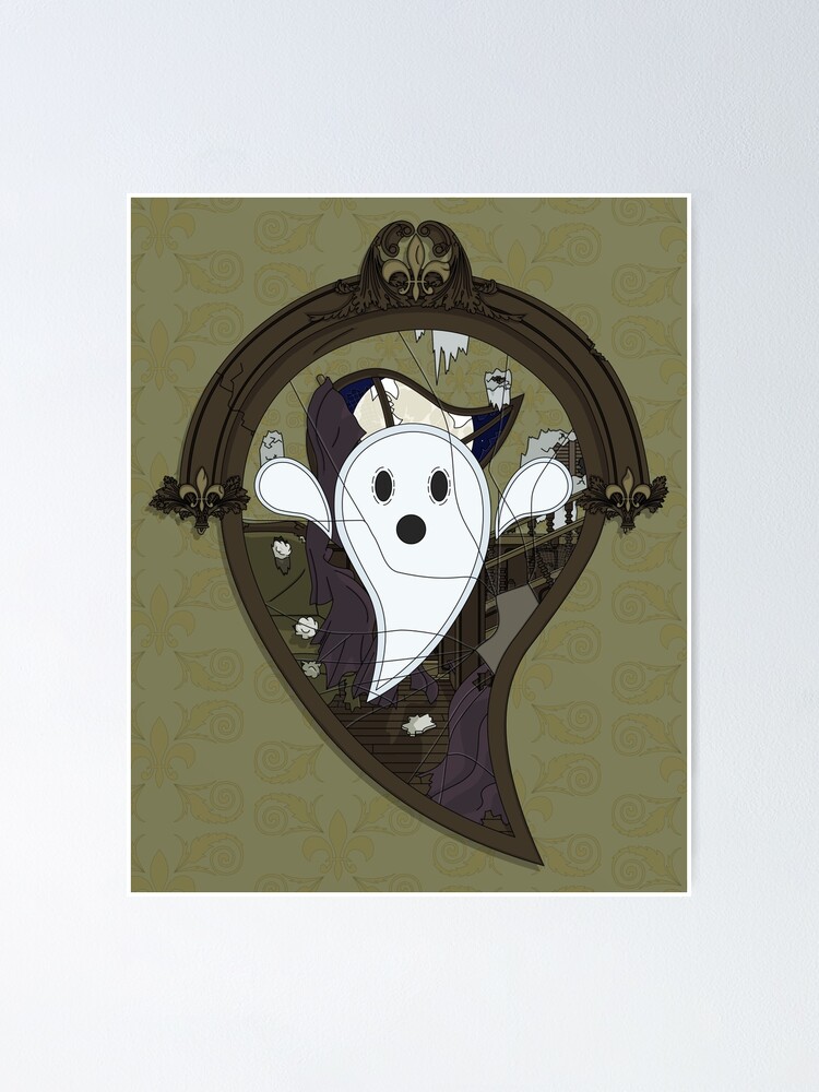 "Ooh the Ghost" Poster for Sale by Valerie Bennett | Redbubble
