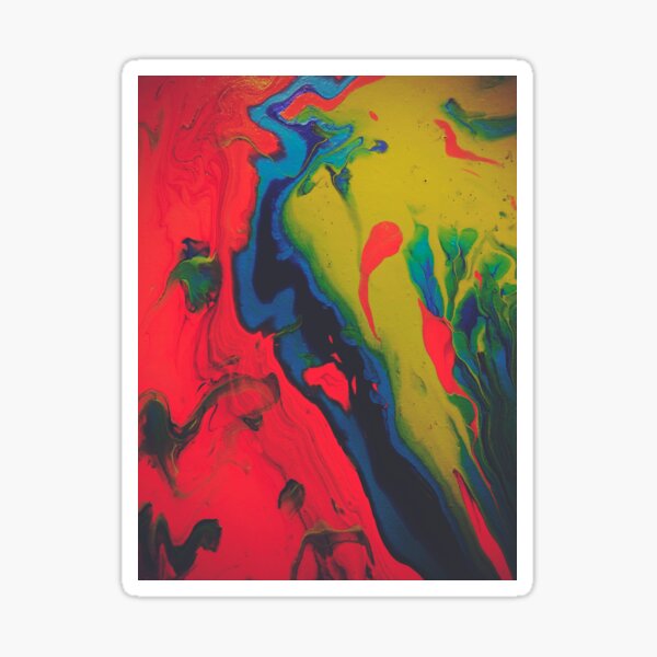 "Worlds Collide" Sticker for Sale by K-Idelle | Redbubble