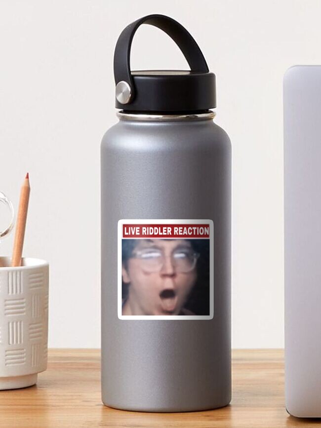 "Live Riddler reaction" Sticker for Sale by TheLaud | Redbubble