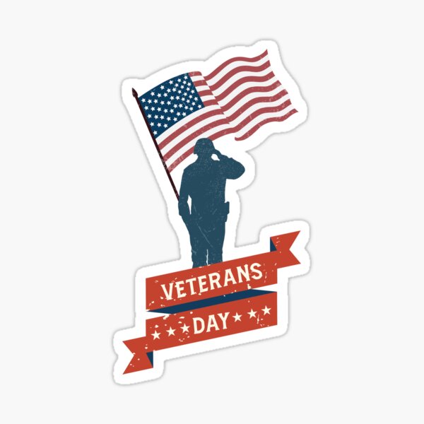 "USA Veterans Day" Sticker for Sale by Fashion-Insider | Redbubble