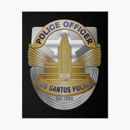 "LSPD (Grand Theft Auto V)" Art Board Print by Ent-Clothing | Redbubble