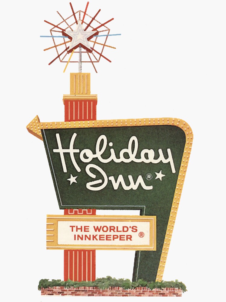 "Iconic Holiday Inn Sign" Sticker for Sale by BroSsen955 | Redbubble