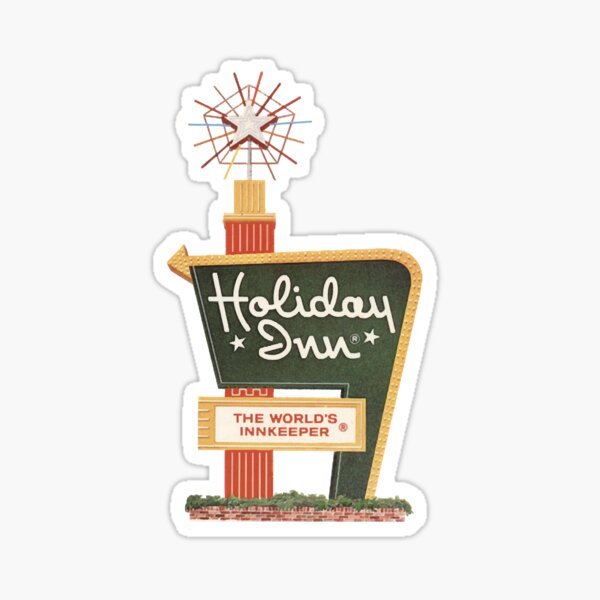 "Iconic Holiday Inn Sign" Sticker for Sale by BroSsen955 | Redbubble