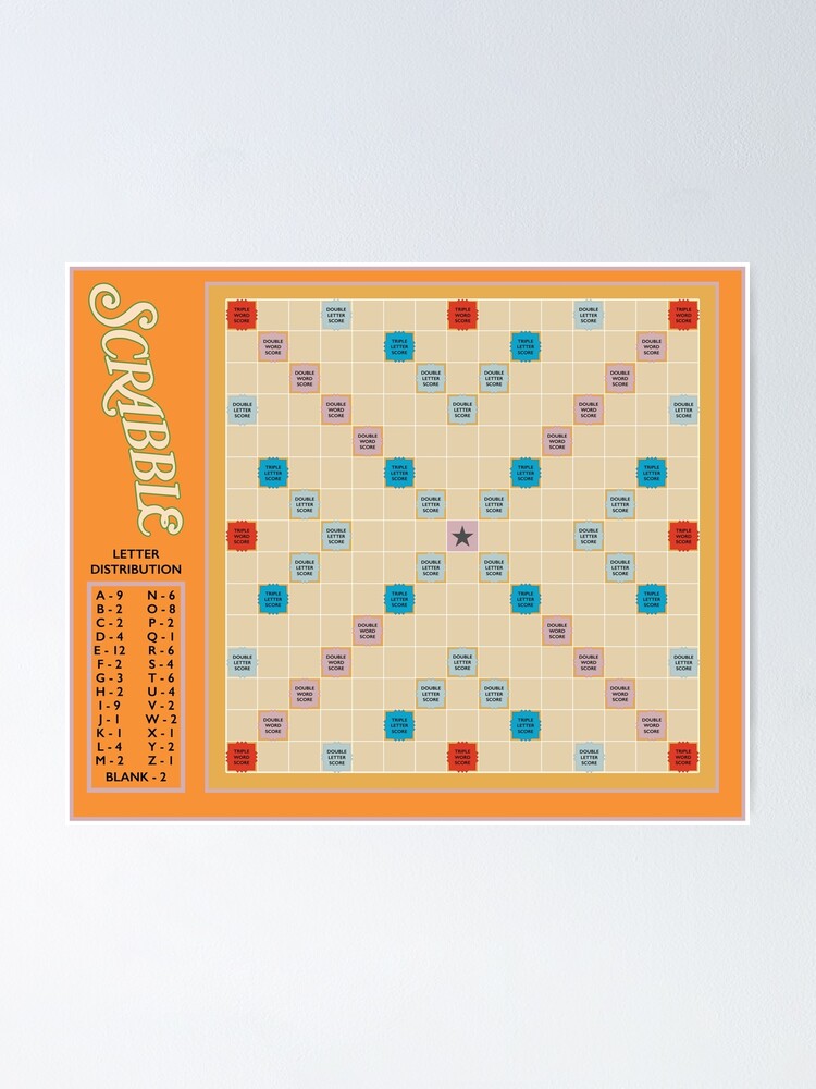 "Scrabble" Poster for Sale by imlying | Redbubble