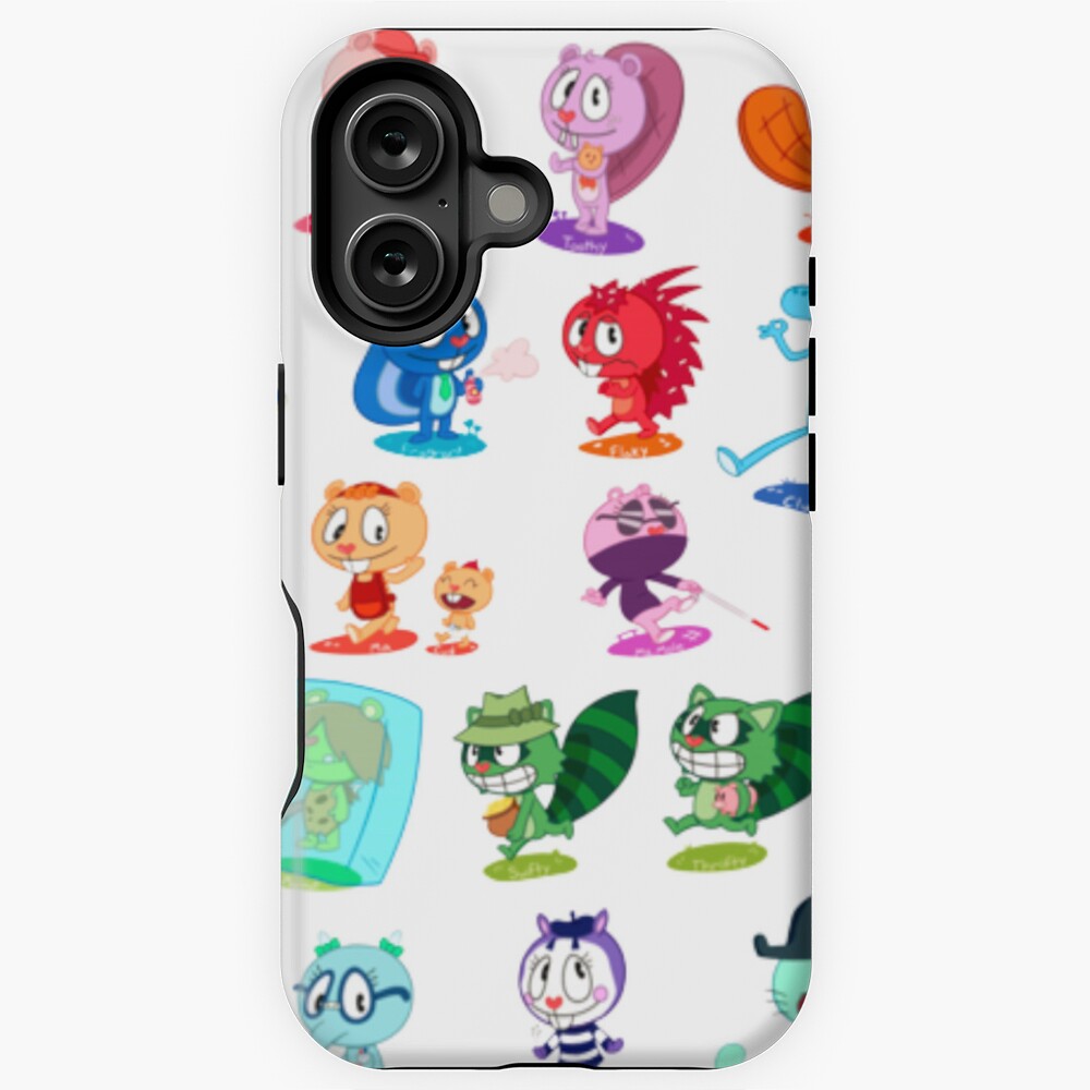 "Happy Tree Friends Characters Flippy Giggles Petunia Handy Toothy ...