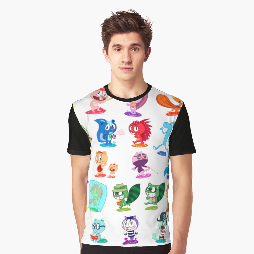 "Happy Tree Friends Characters Flippy Giggles Petunia Handy Toothy ...