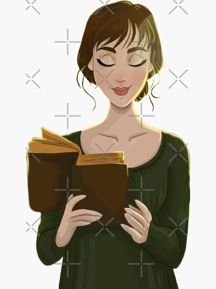 " Elizabeth Bennet (V2)" Sticker for Sale by BookishAgnese | Redbubble