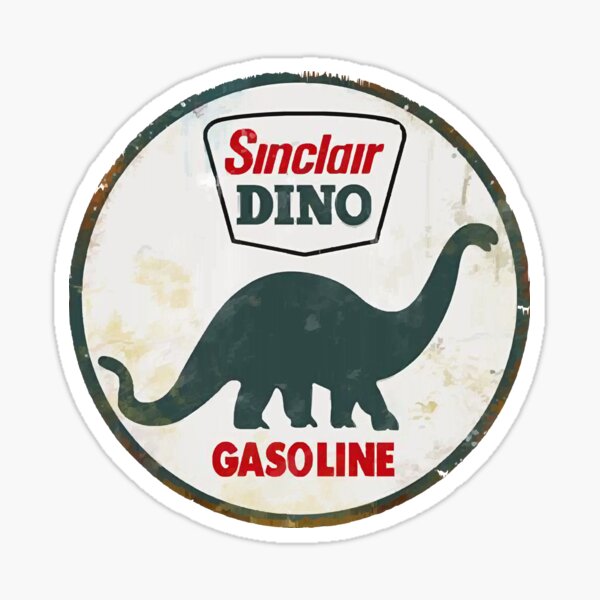 "Vintage sinclair logo" Sticker by MaureenRenkes | Redbubble