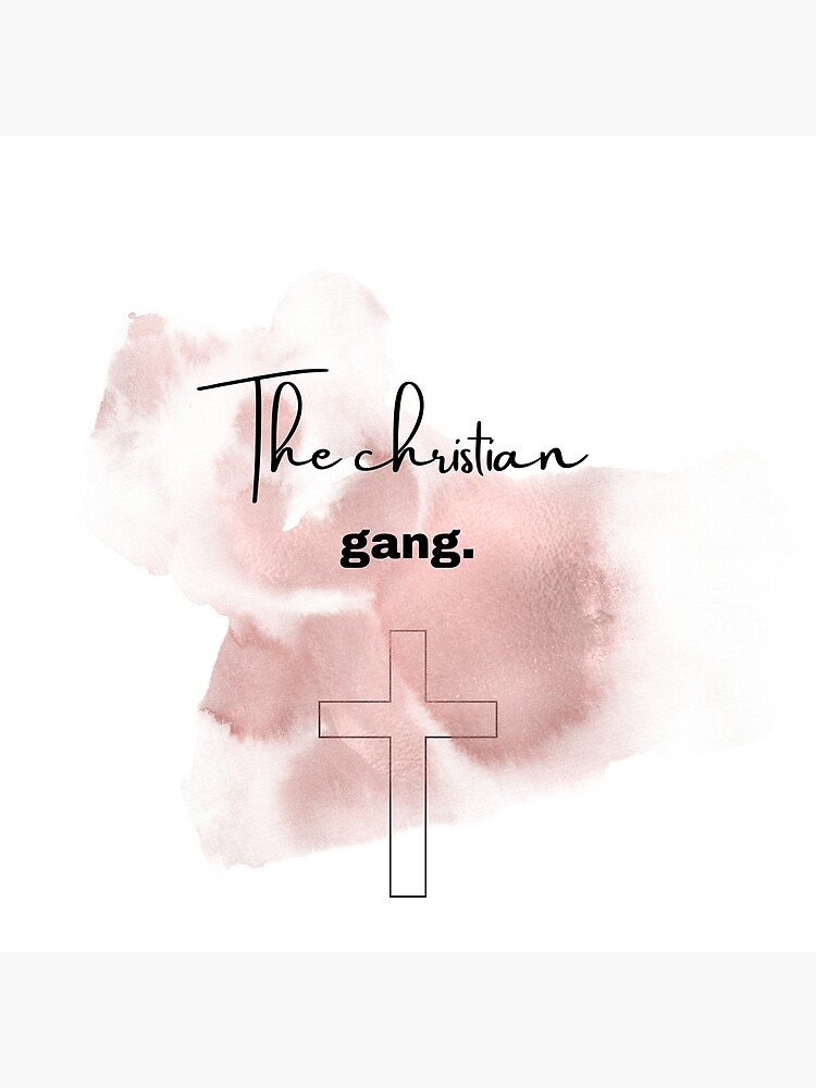 "The christian gang with cross" Poster for Sale by Libandol | Redbubble