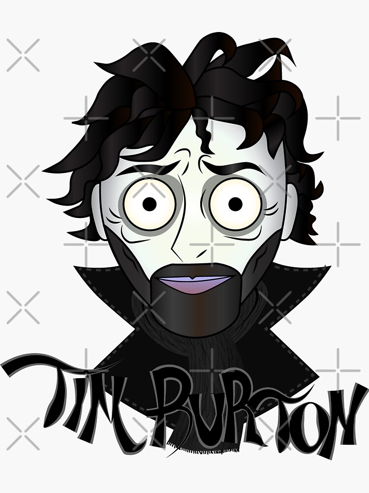 "Tim Burton" Sticker by jackjoe1708 | Redbubble