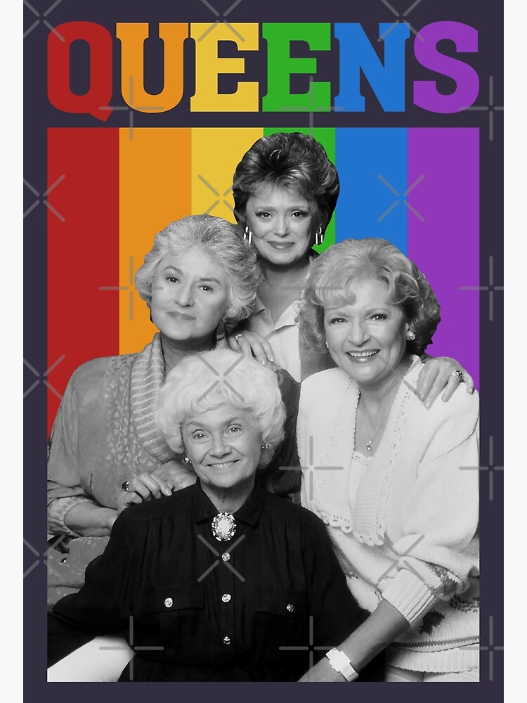 "The Golden Girls Queens LGBT Vintage , The Golden Girls" Art Print by ...