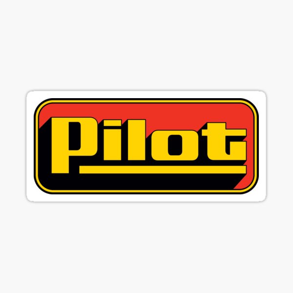 "Pilot truck stop logo" Sticker by peteroldfield | Redbubble