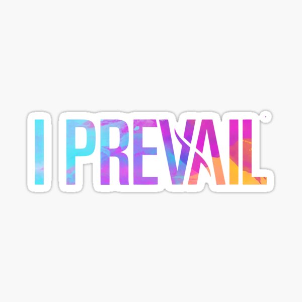 "I PREVAIL - FULL COLOR" Sticker for Sale by mamasnur | Redbubble