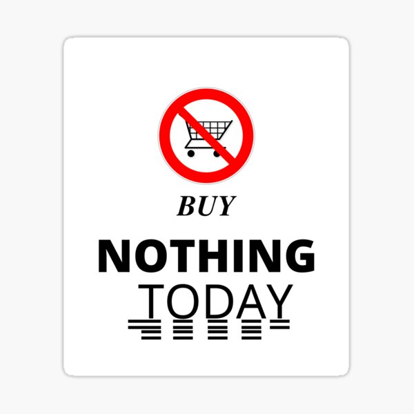 "Anti consumerism" Sticker for Sale by Romao10YT | Redbubble