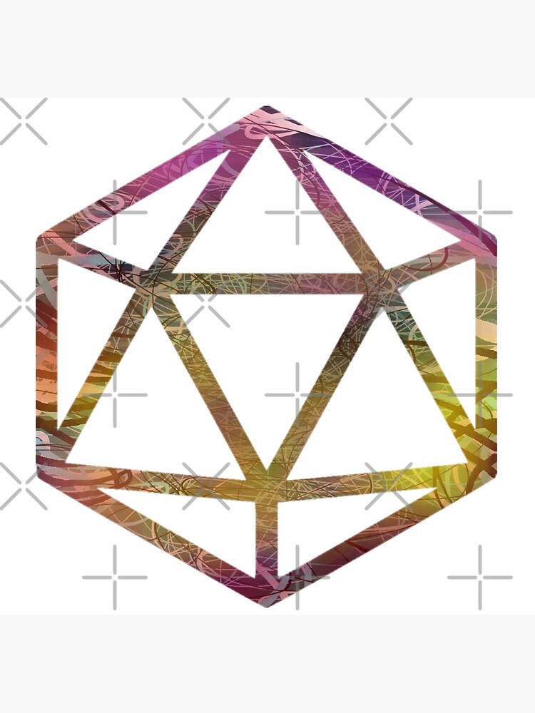"Anti Magic Shield D20" Poster for Sale by Dead1bird | Redbubble