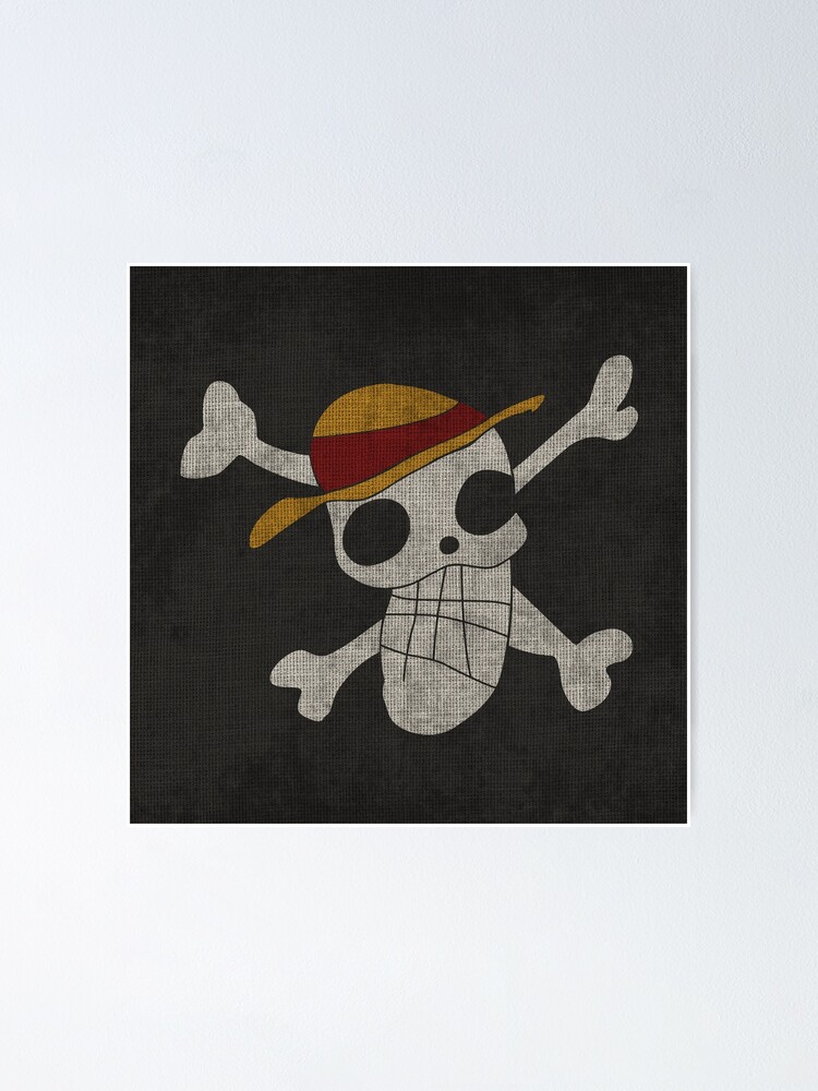 "OP 11 - Flag of the Straw Hat Pirates (Luffy's design)" Poster for ...