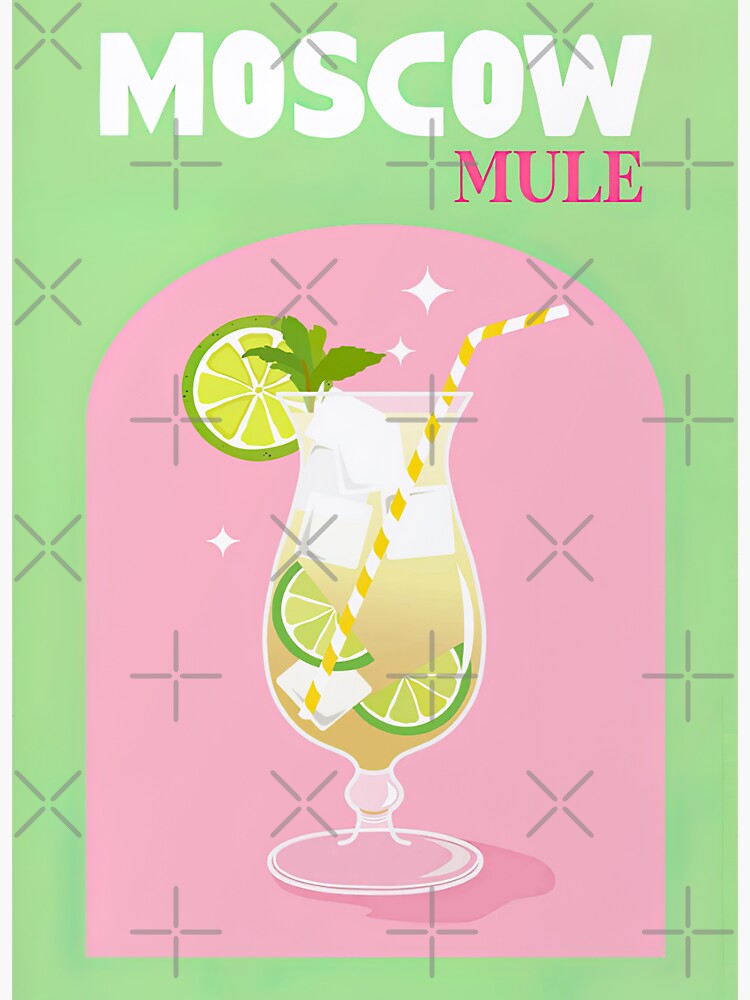 "Moscow Mule 2" Sticker for Sale by amelia-loggia | Redbubble