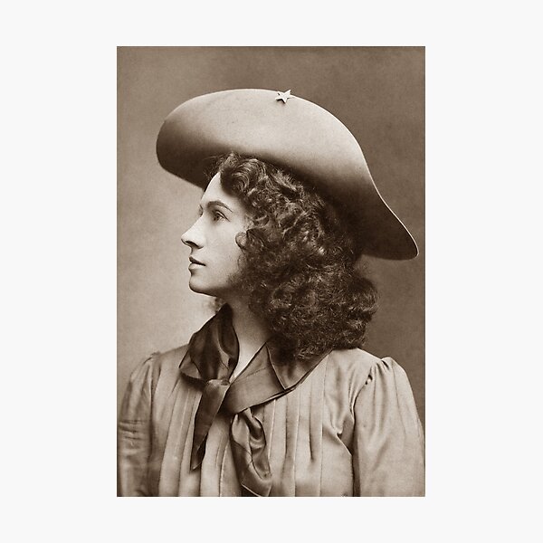 "Annie Oakley - Little Sure Shot" Photographic Print by warishellstore ...