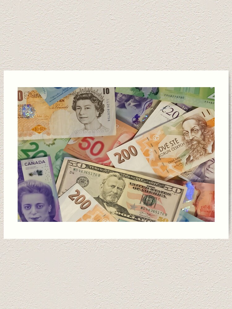 "Banknotes" Art Print for Sale by solimanf | Redbubble