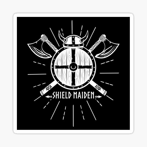Viking Shield Stickers | Redbubble