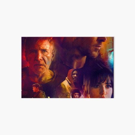"BLADE RUNNER 2049 characters collage painting.psd" Art Board Print for ...