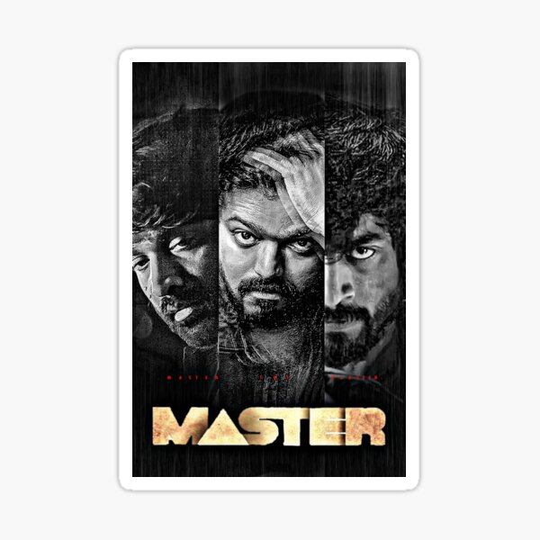 "MASTER THALAPATHY VIJAY" Sticker for Sale by MImoulidaran | Redbubble