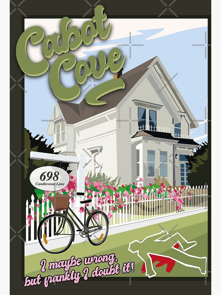 "Cabot Cove, Jessica's House (Special Edition)" Art Print for Sale by ...