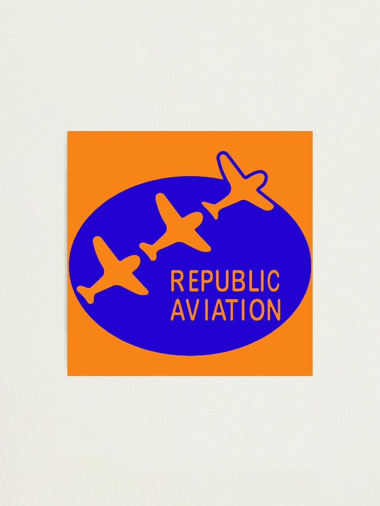"Republic Aircraft Company Logo" Photographic Print for Sale by ...