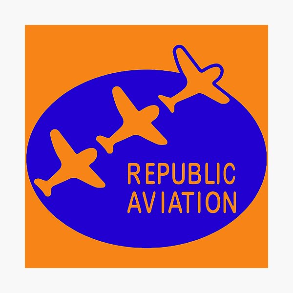 "Republic Aircraft Company Logo" Photographic Print for Sale by ...