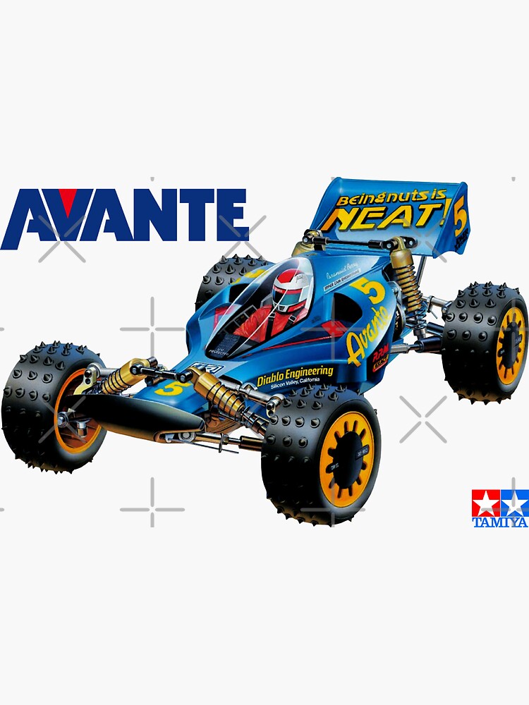 "The Blue AV" Sticker by AlbertRandall | Redbubble